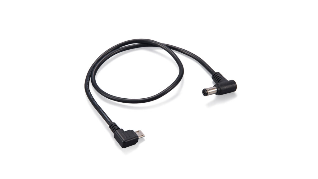 Micro USB to 90 Degree 2.1mm DC Nucleus Nano Motor Power Cable | Tilta