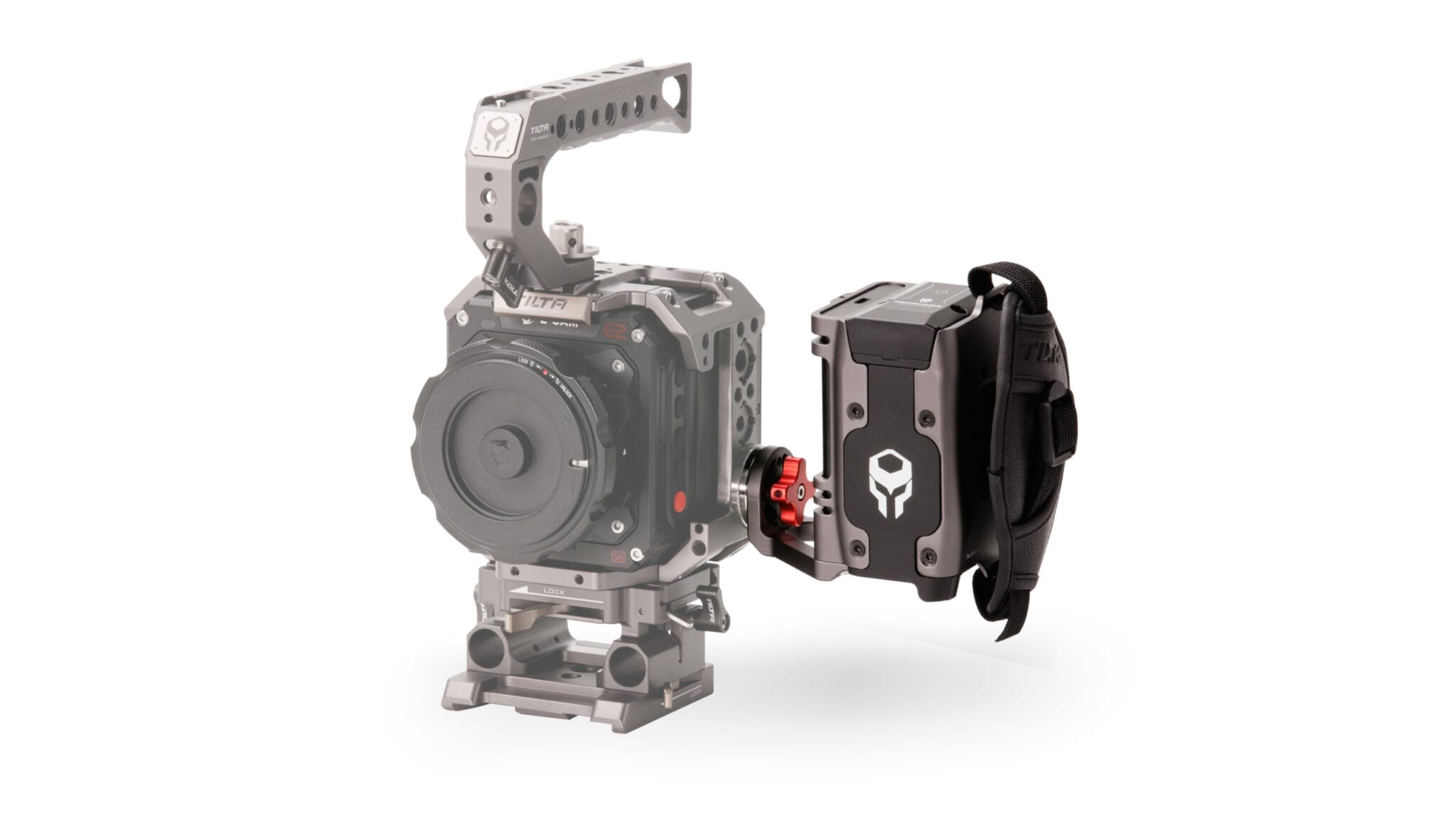 Tilta Side Power Handle Type II (F970 Battery) - Tilta Gray | Tilta