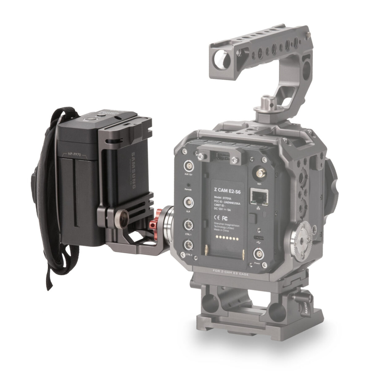 Tilta Side Focus Handle Type II (F970 Battery) - Tilta Gray | Tilta