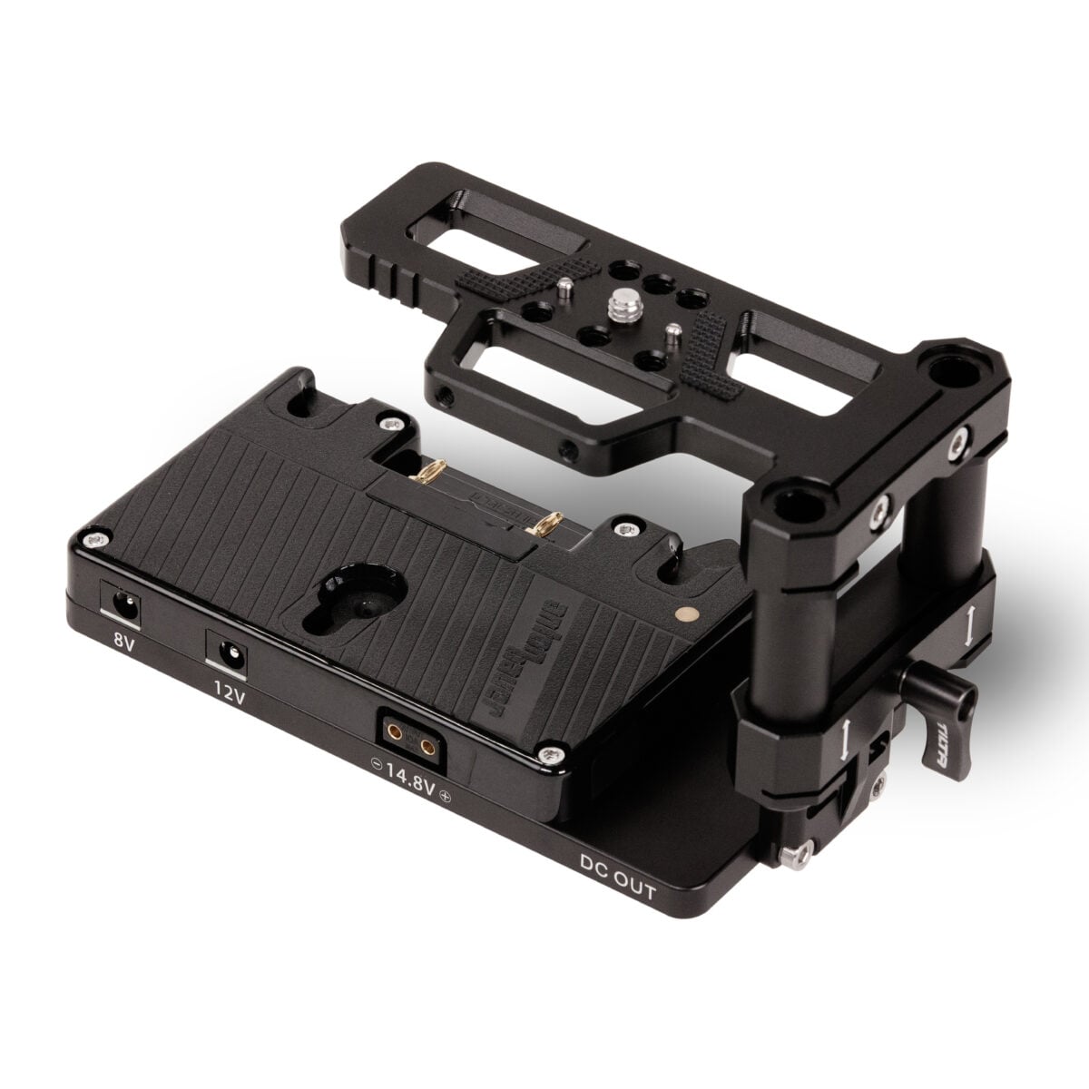 Tilta Gold-Mount Battery Baseplate V2 - Black (Open Box) | Tilta