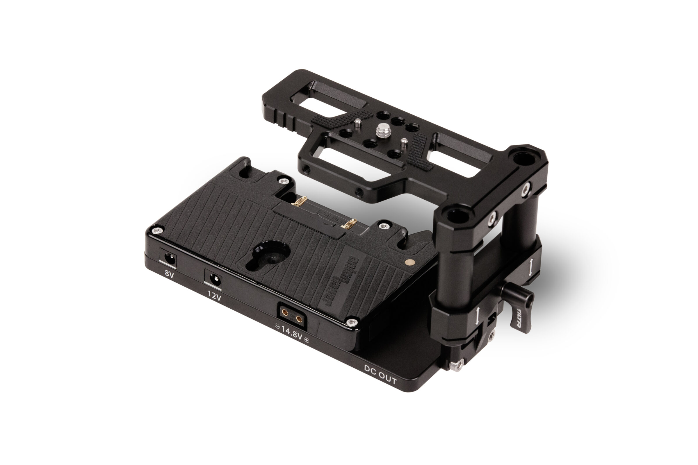 Tiltaing Gold-Mount Battery Baseplate V2 - Black (Open Box) | Tilta