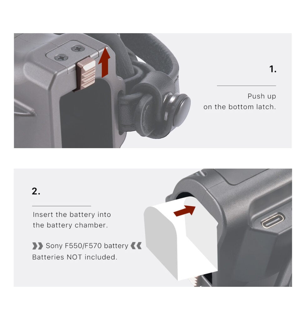 Tilta Left Side Advanced Focus Handle (F570 Battery) | Tilta