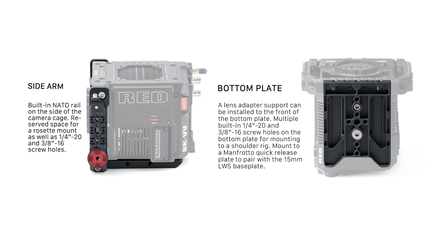 Battery Plate for RED V-RAPTOR / KOMODO-X | Tilta