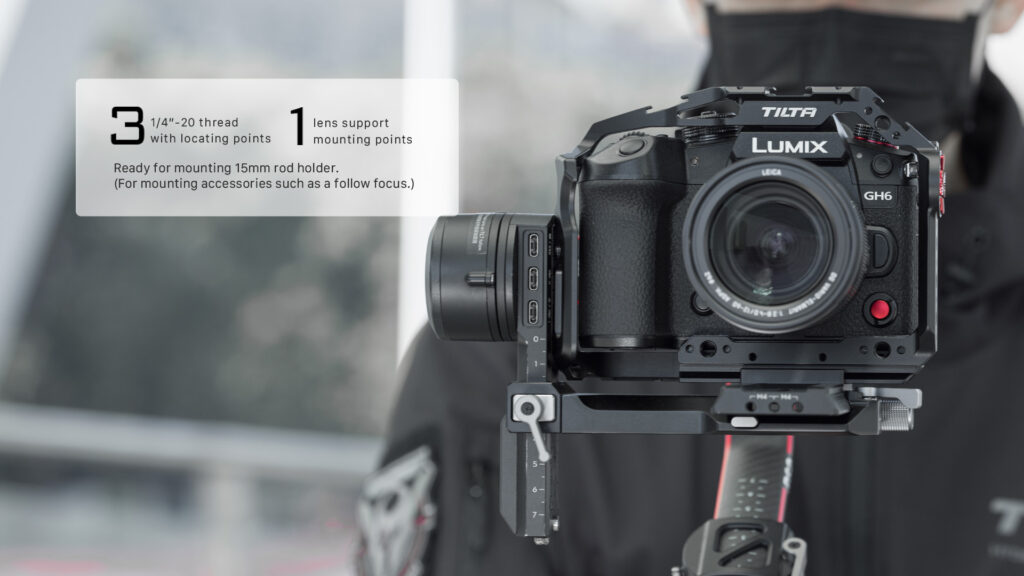 Camera Cage for Panasonic GH7/GH6 Pro Kit - Black | Tilta