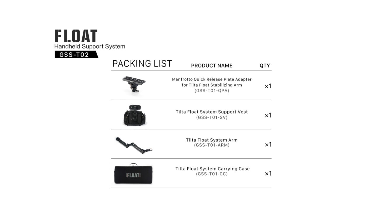 Tilta Float Handheld Support System | Tilta