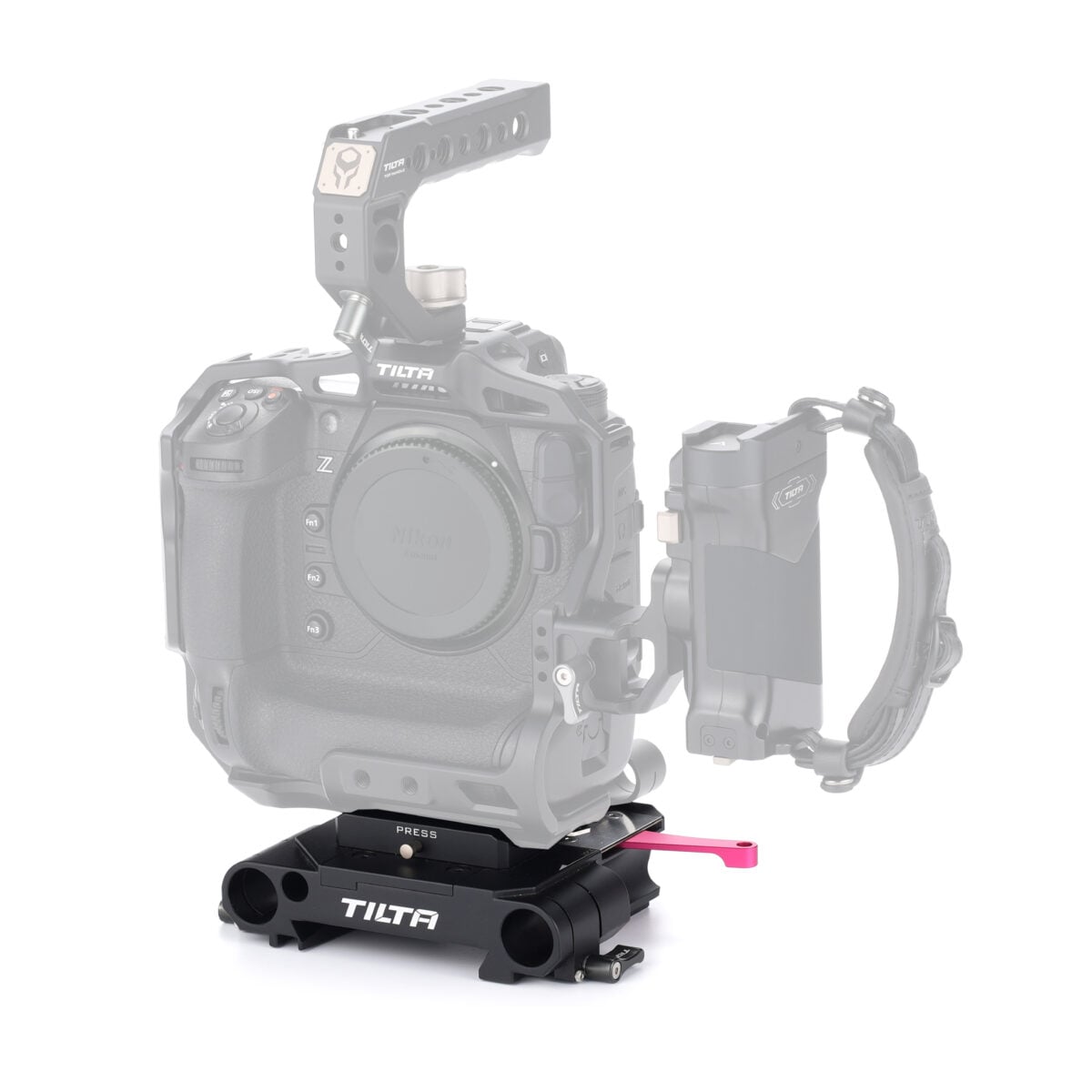 Tilta 19mm Studio Baseplate Type I - Black | Tilta