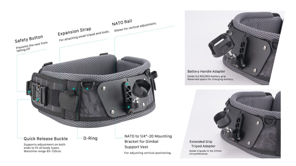 Lightweight Gimbal Support Vest | Tilta