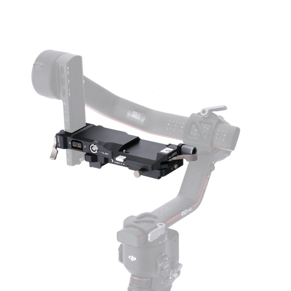 Battery Plate to DJI RS3 Pro Power Pass-through Plate Kit | Tilta