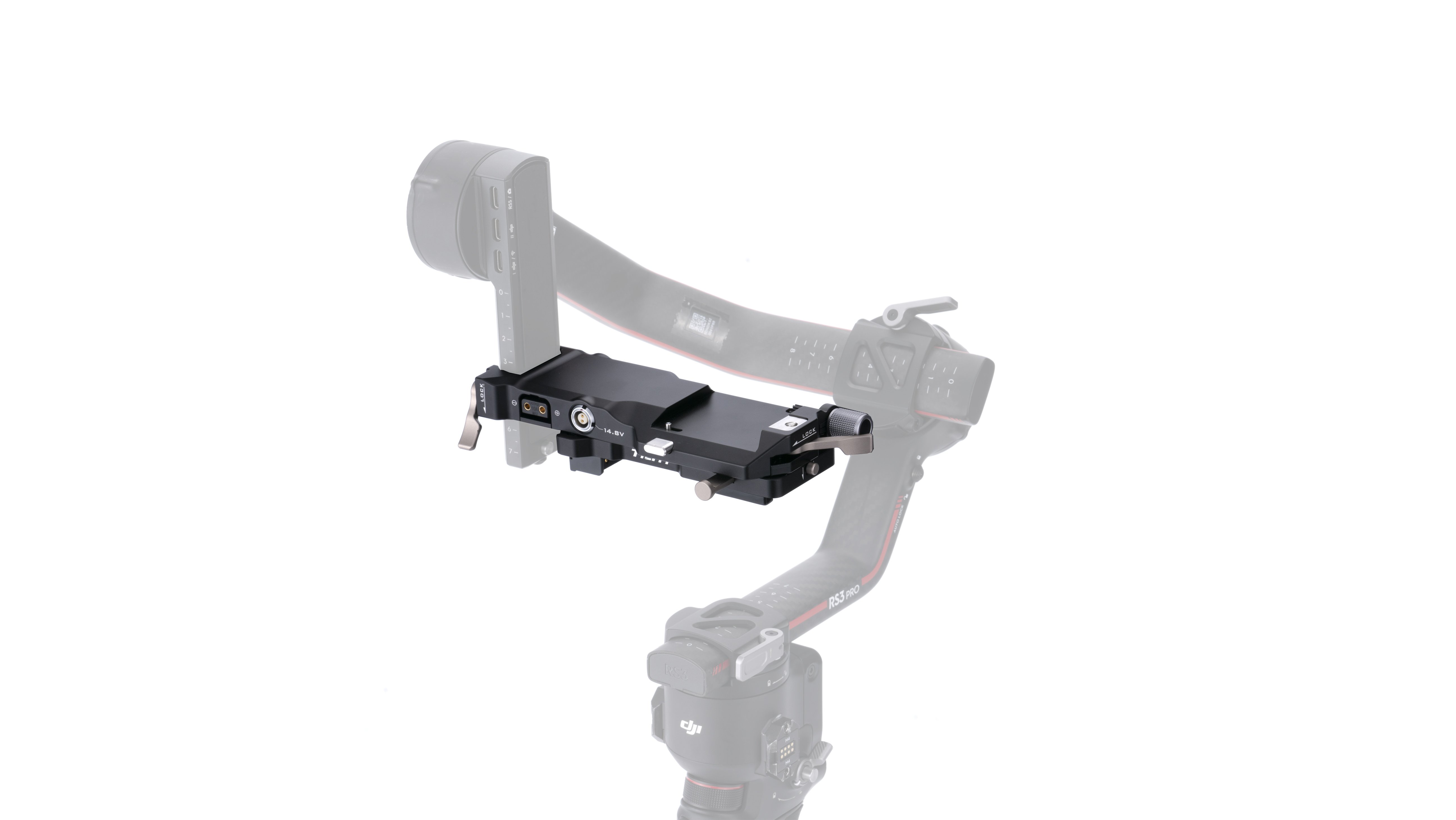 Battery Plate to DJI RS3 Pro Power Pass-through Plate Kit | Tilta