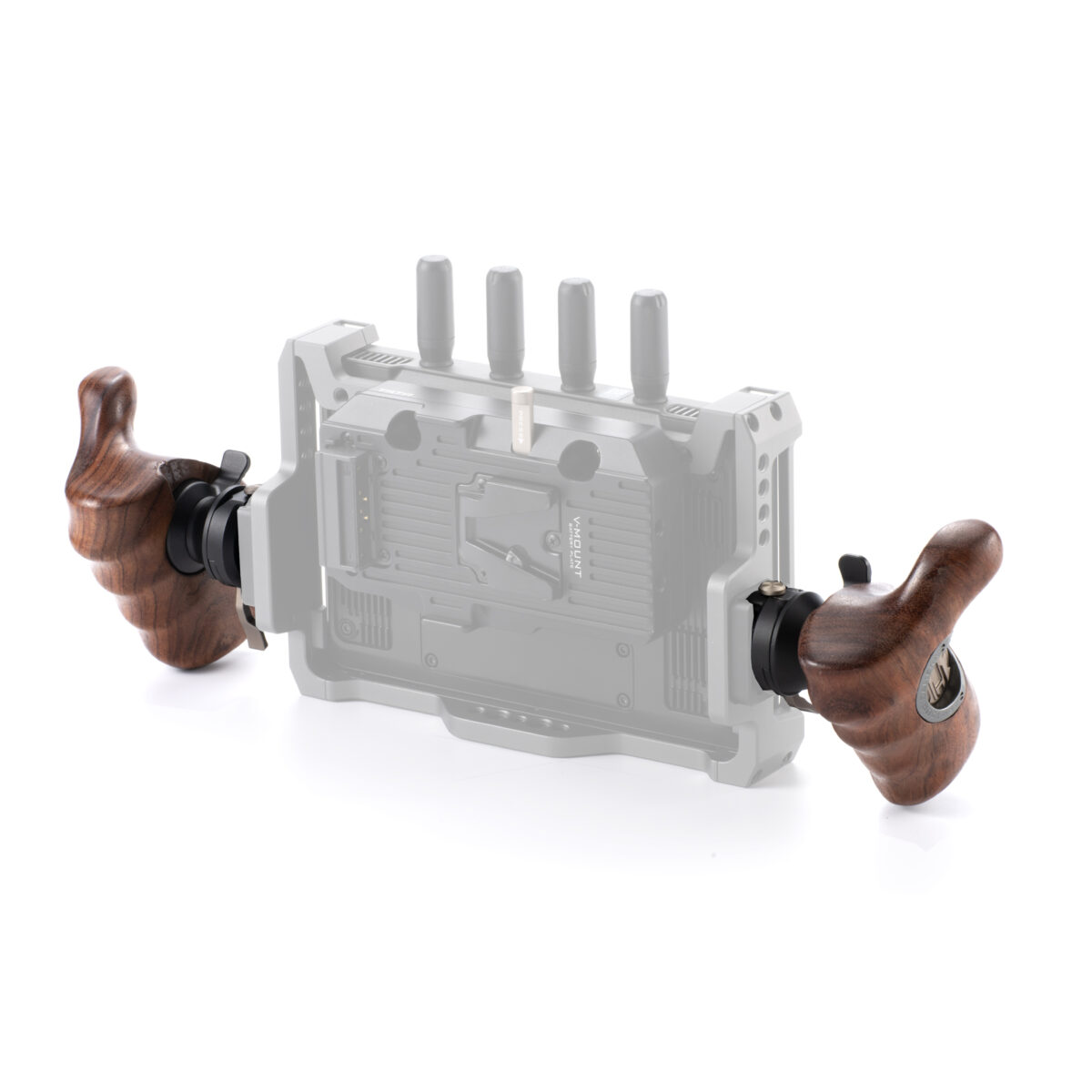 Tilta Advanced Side Wooden Handle Type IX - Black (One Pair) | Tilta