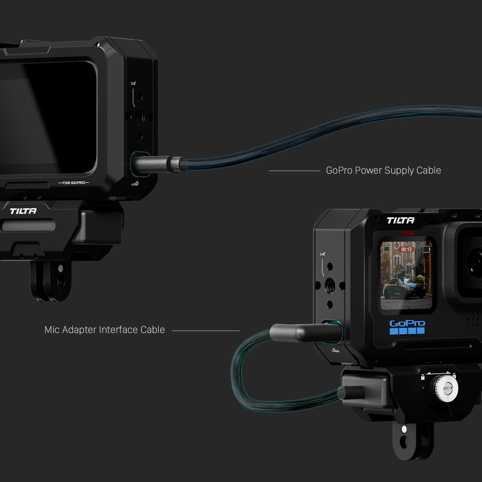 Full Camera Cage for GoPro HERO 12/11/10 | Tilta