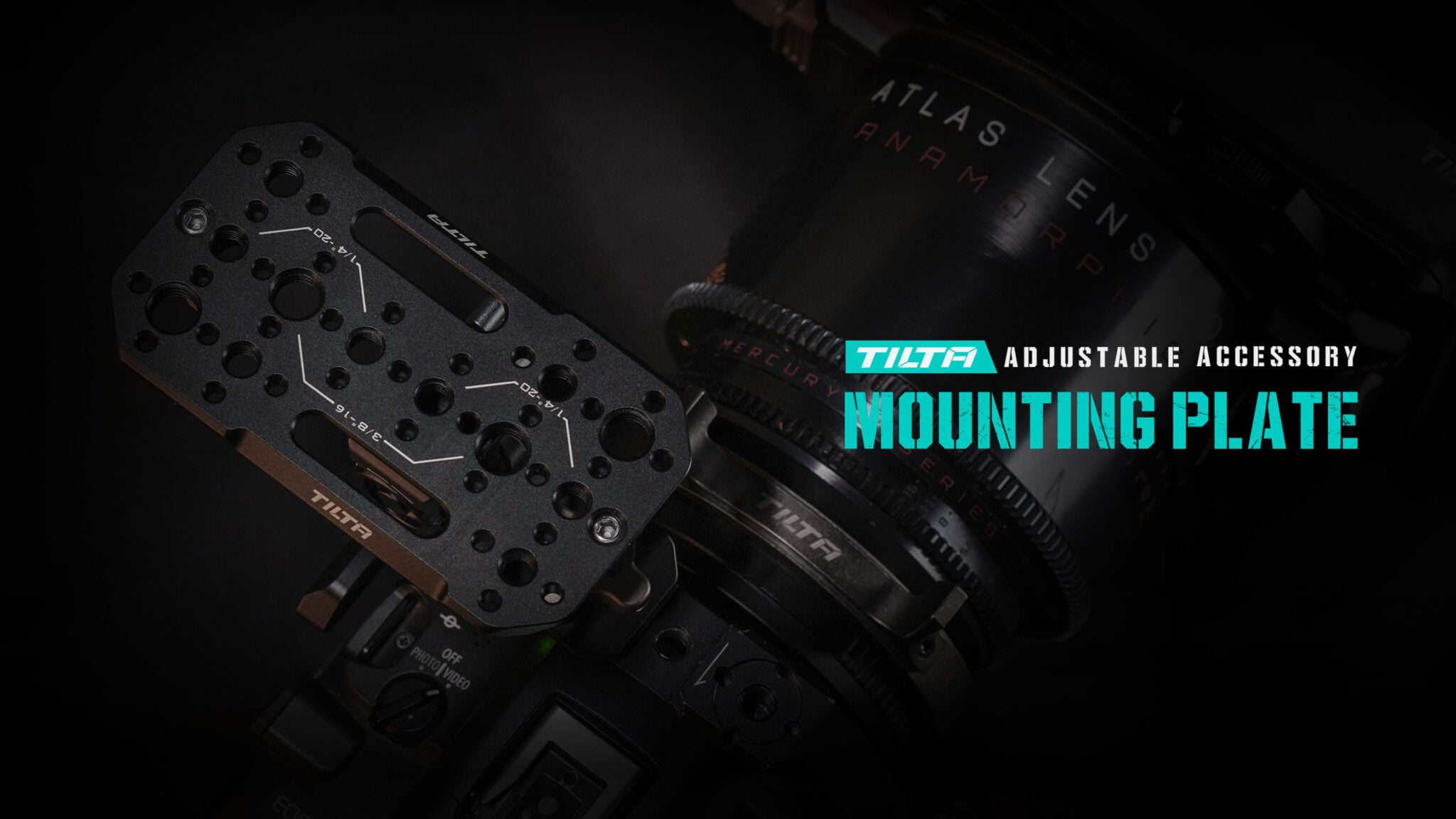 Tilta Adjustable Accessory Mounting Plate - Black | Tilta