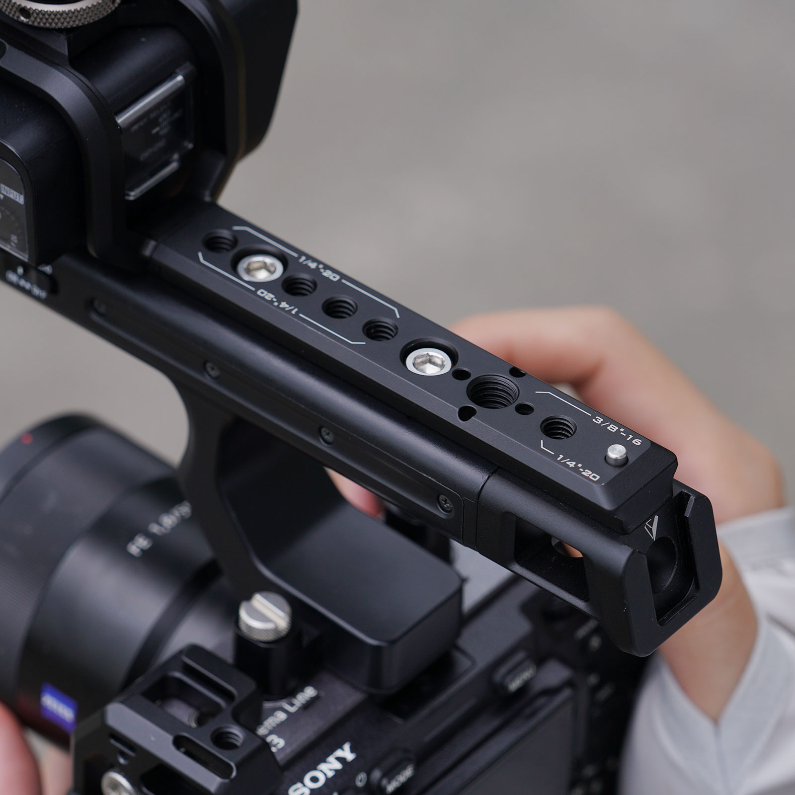 XLR Extension Bracket for Sony FX3 | Tilta