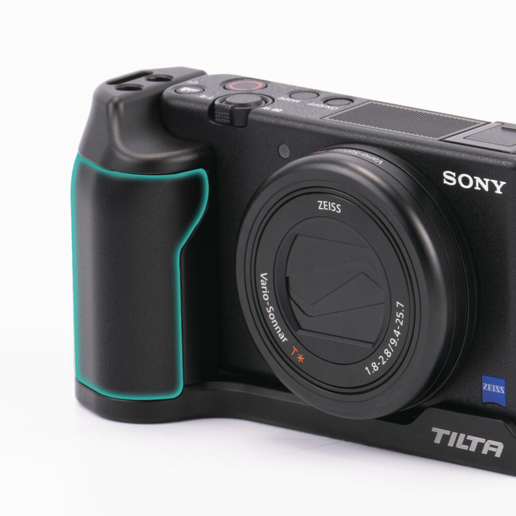 Mounting Baseplate with Grip for Sony ZV-1 / ZV-1F / ZV-1M2- Black | Tilta