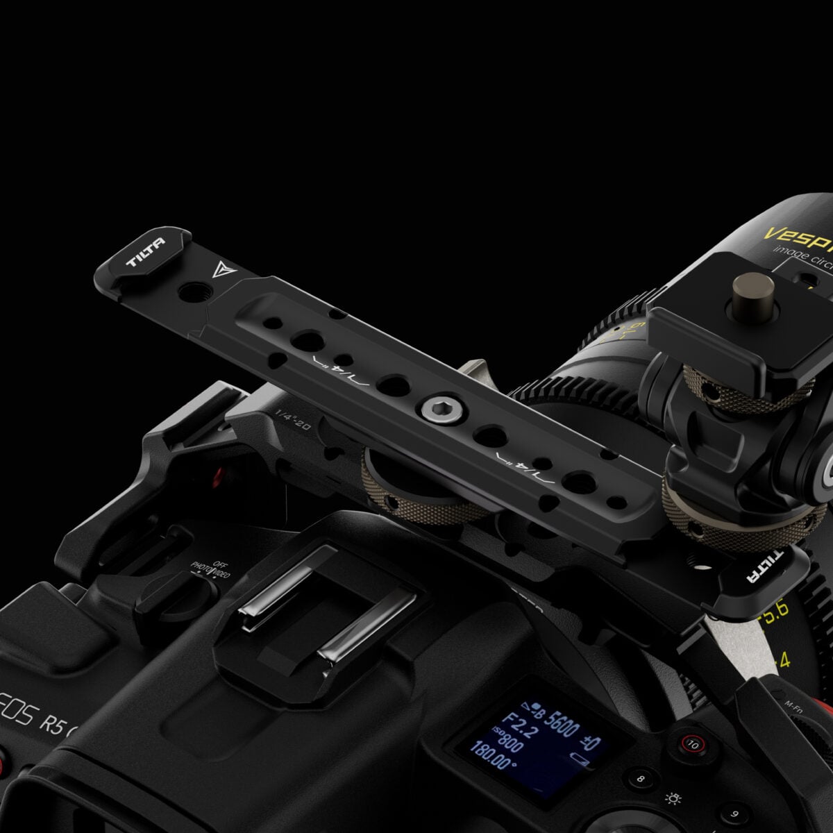 Tilta Cold Shoe Expanded Bracket - Black | Tilta