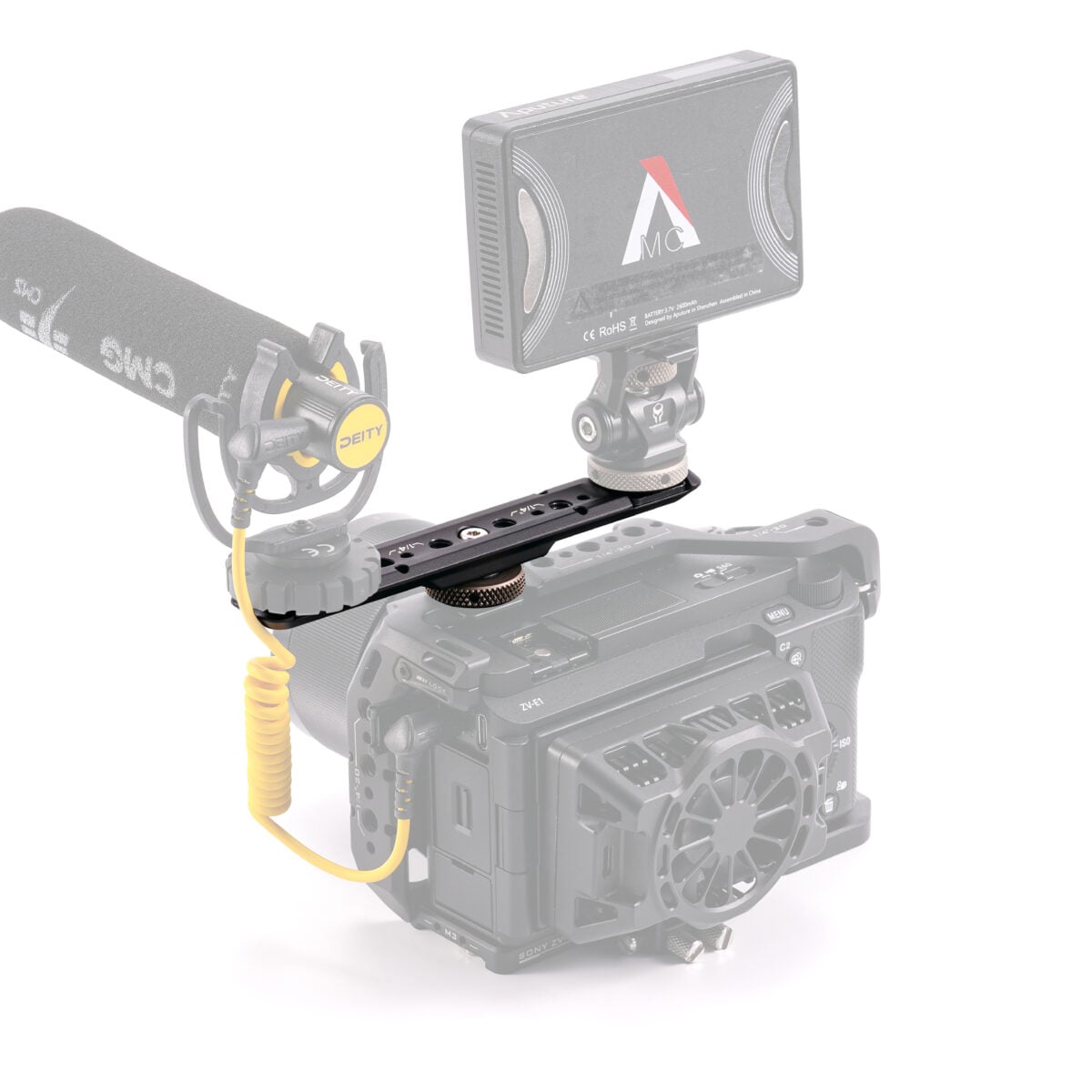 Tilta Cold Shoe Expanded Bracket - Black | Tilta