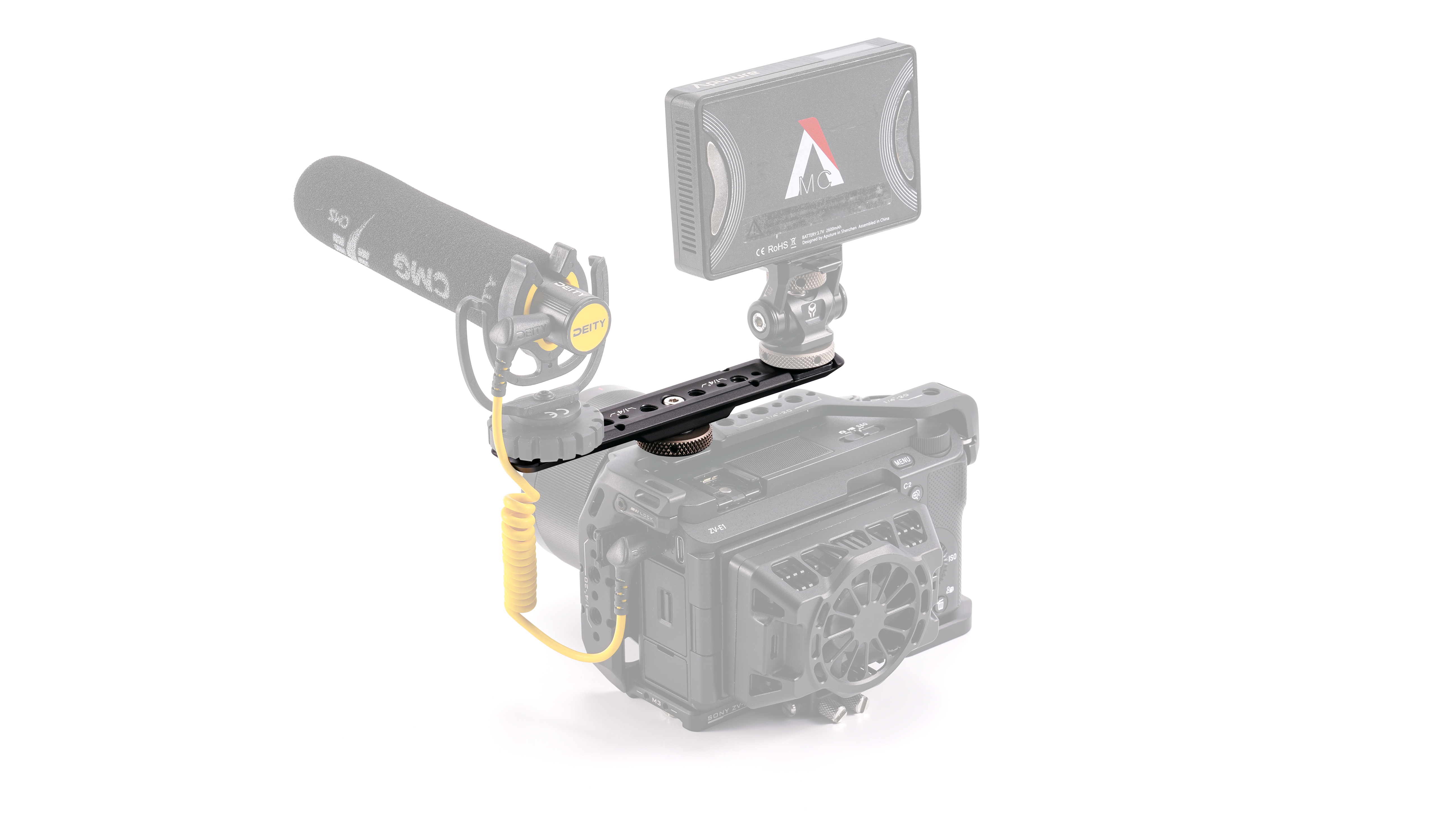 Tilta Cold Shoe Expanded Bracket - Black | Tilta