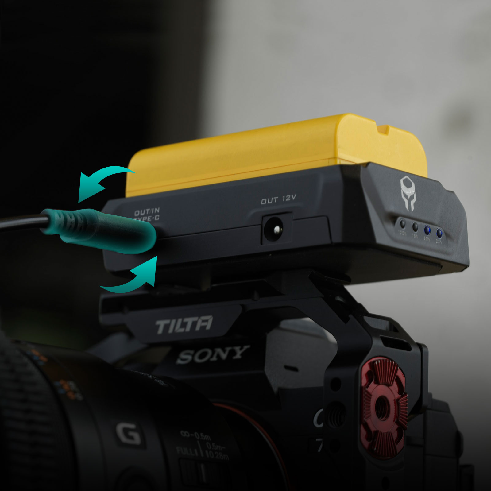 Tilta L Series Battery Plate - Black | Tilta