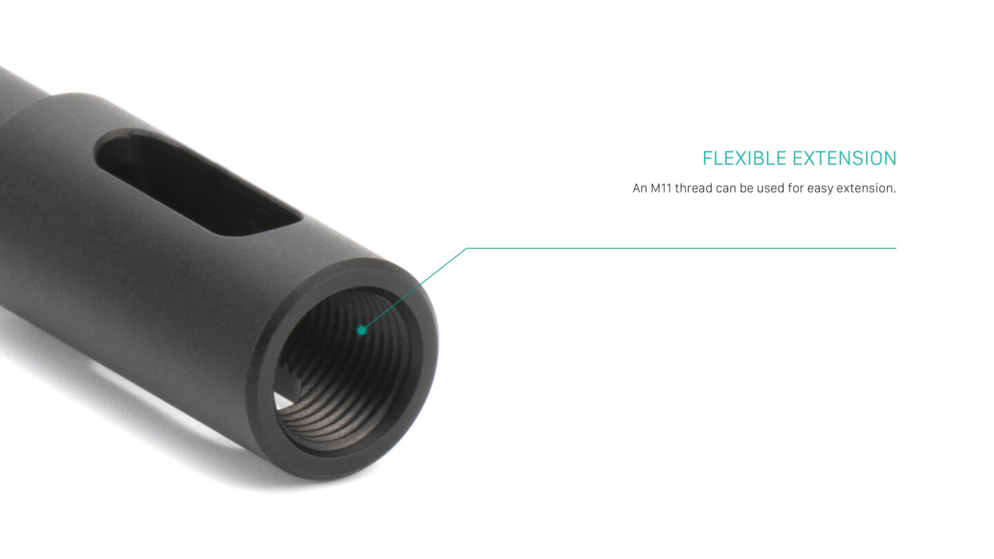 Tilta 15mm to 12mm DJI Rod Adapter (20cm) - Black | Tilta