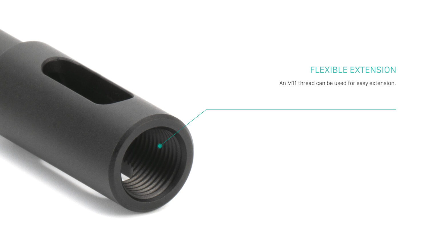 Tilta 15mm to 12mm DJI Rod Adapter (20cm) - Black | Tilta