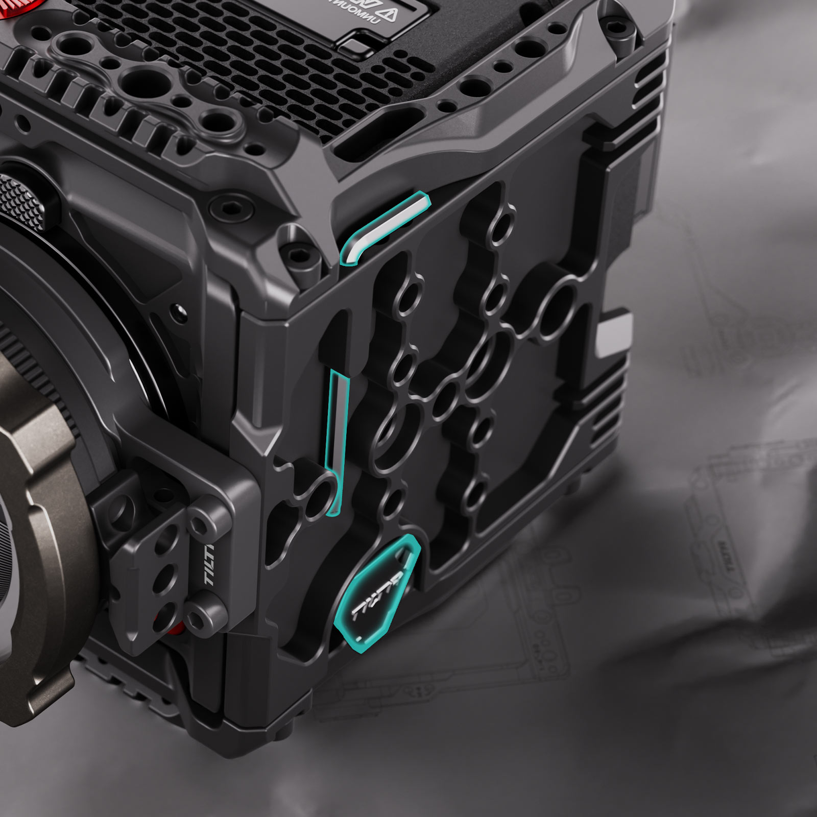 Camera Cage for RED KOMODO-X Advanced Kit - Black | Tilta
