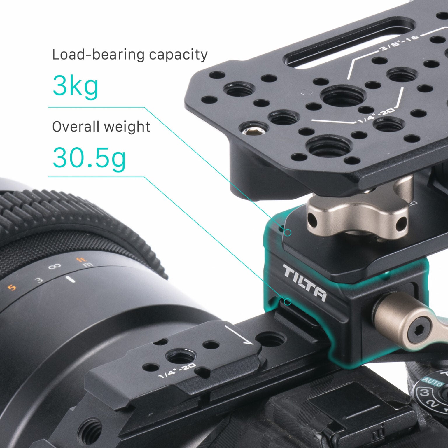 NATO Accessory Mounting Adapter - Black | Tilta