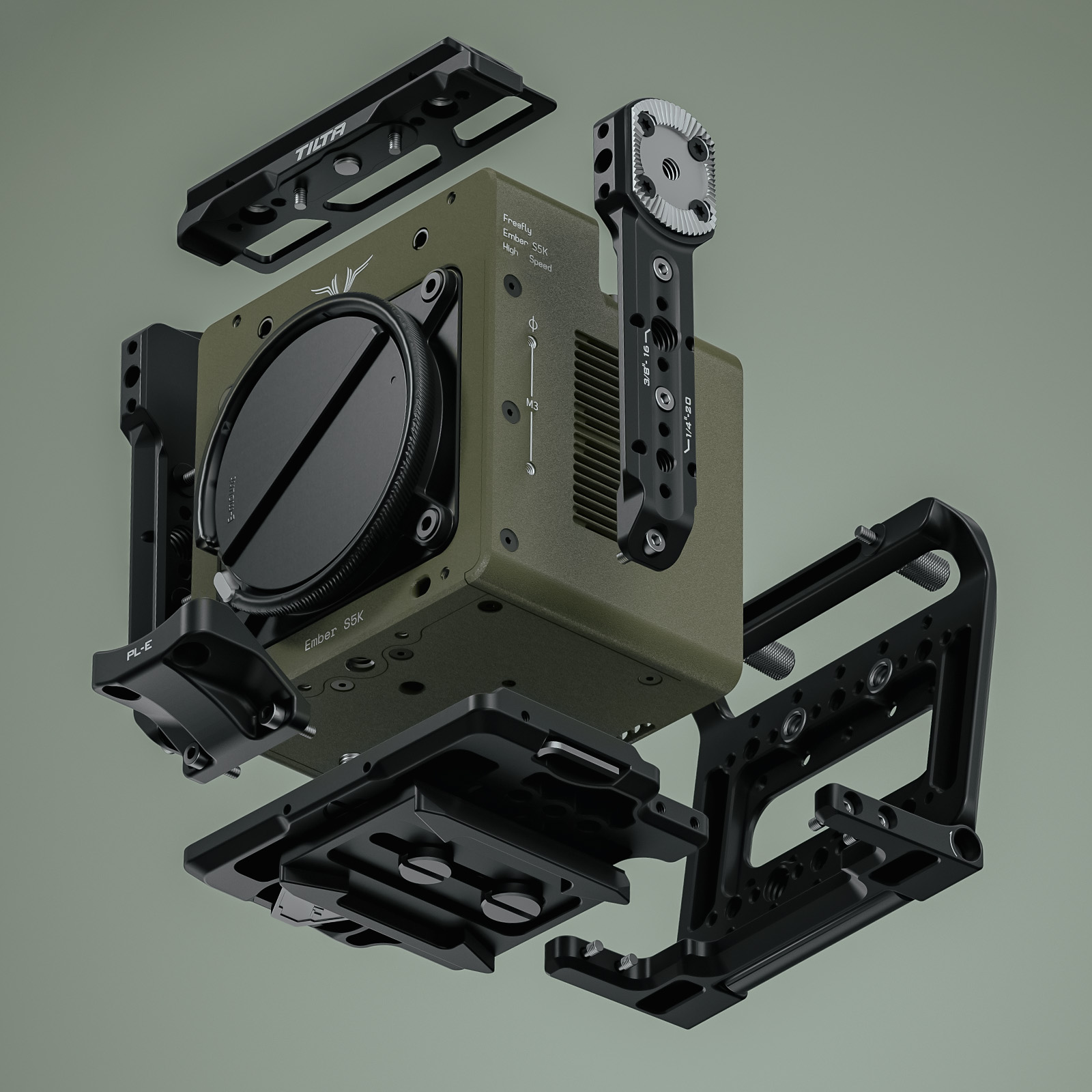 Camera Cage for Freefly Ember S5K Lightweight Kit - Black | Tilta