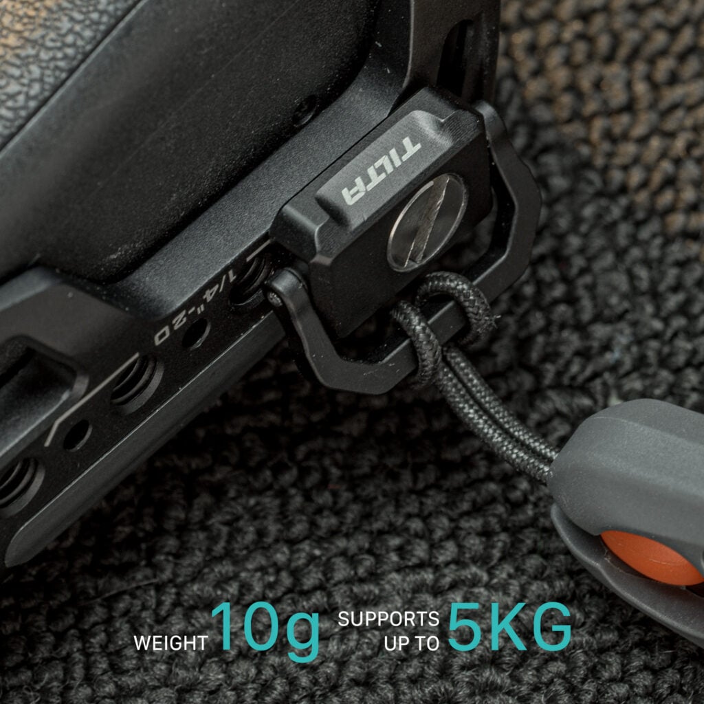 1/4″-20 Camera Strap Attachment - Black | Tilta