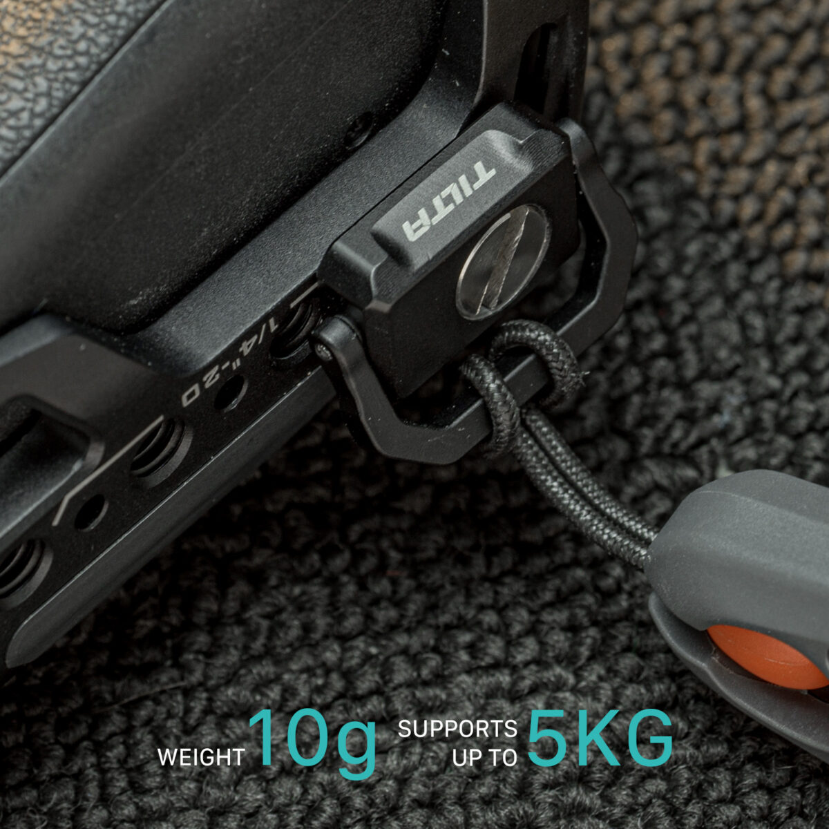 1/4″-20 Camera Strap Attachment - Black | Tilta