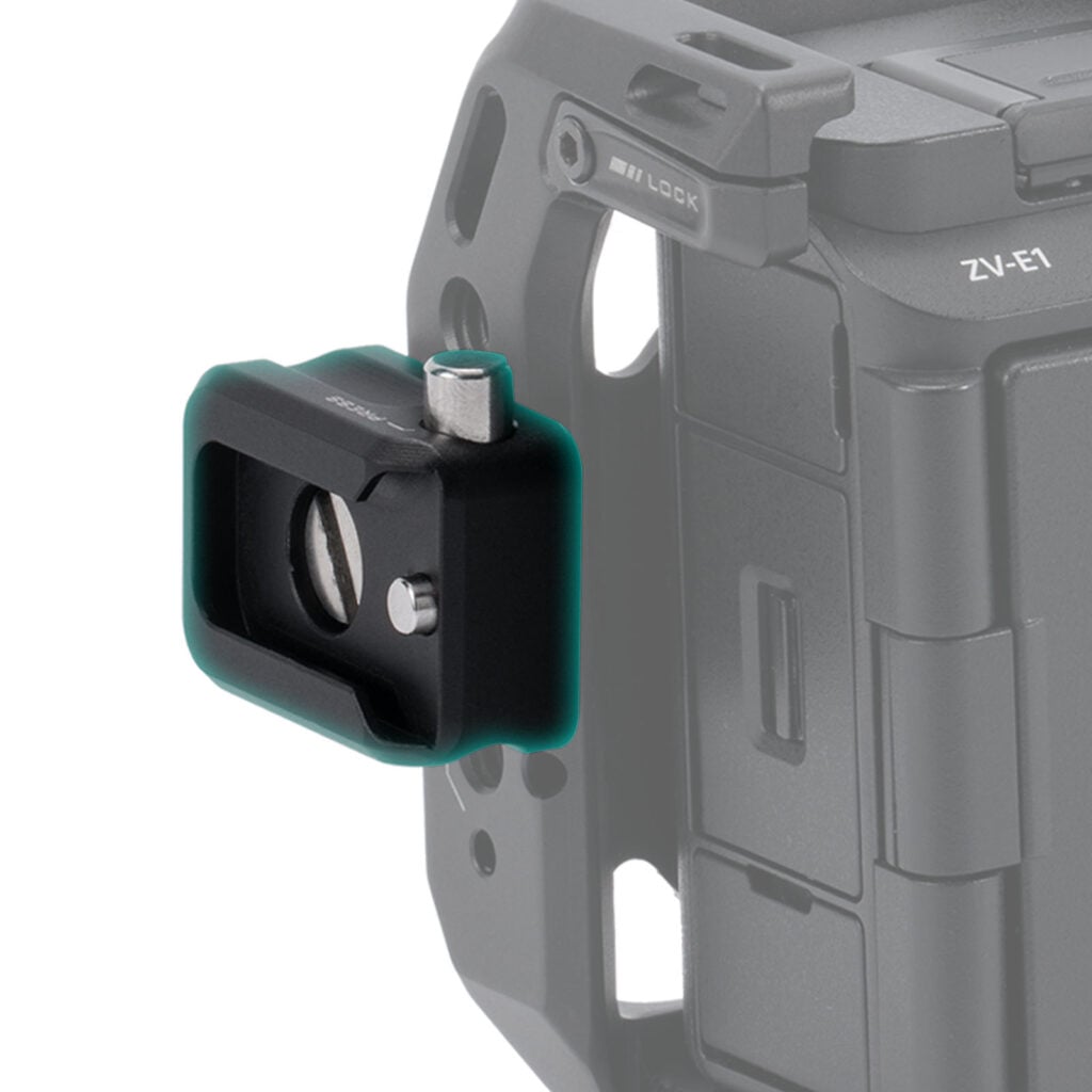 Tilta Cold Shoe Receiver Adapter With Locking Pin Black Tilta