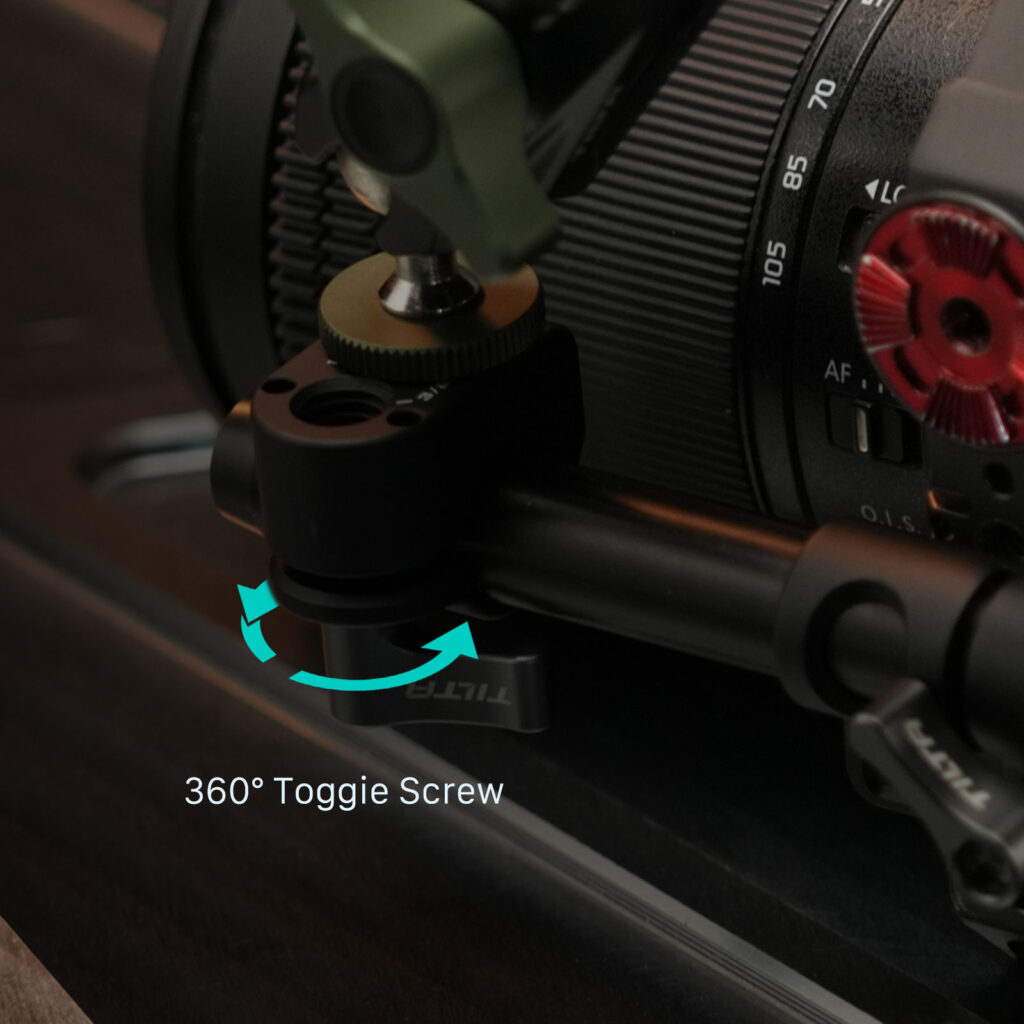 15mm Rod Holder to Mounting Block - Black | Tilta