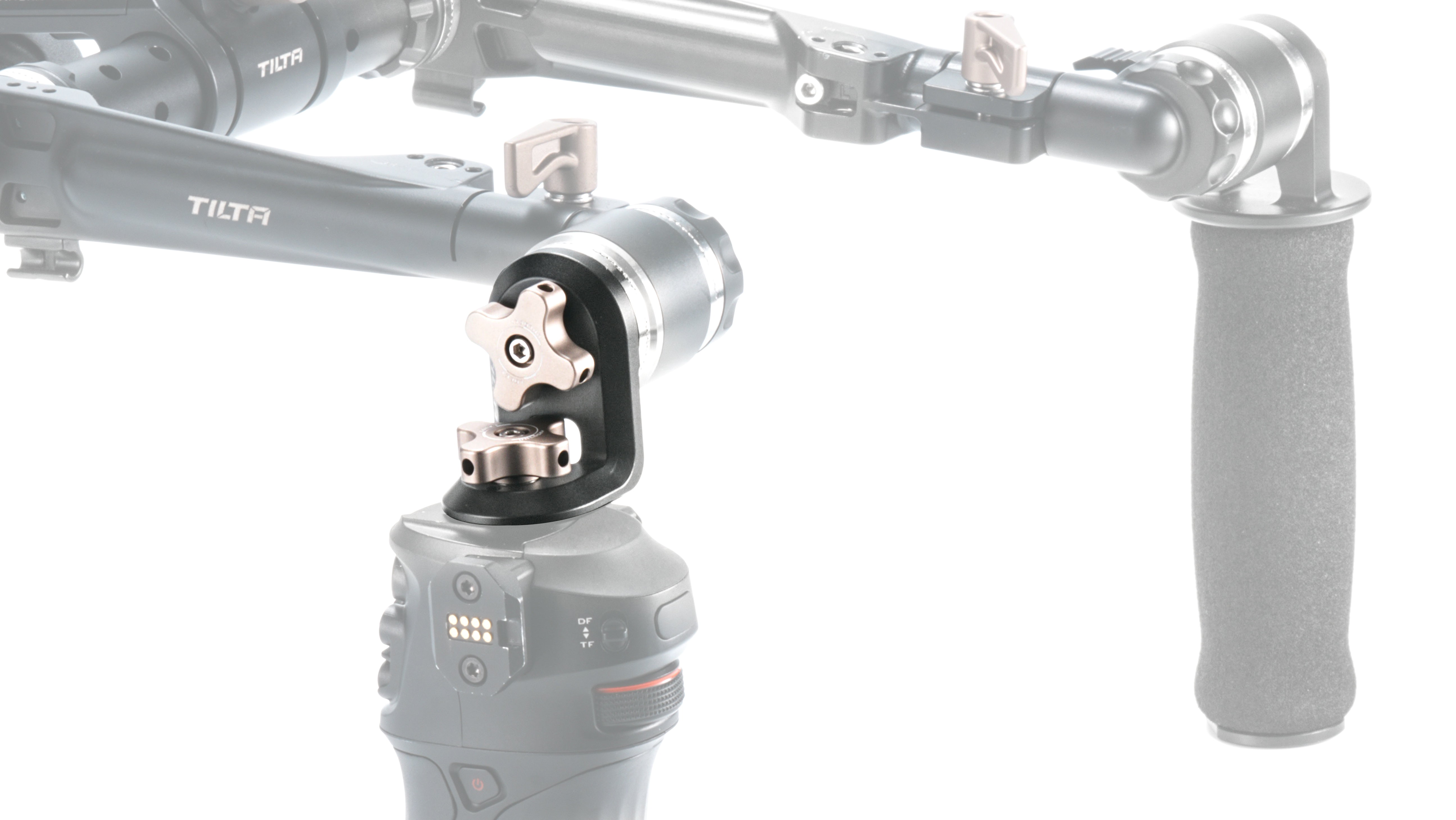 Tilta Right Angle Rosette Adapter To 1 4″ 20 With Locating Pins Black Tilta