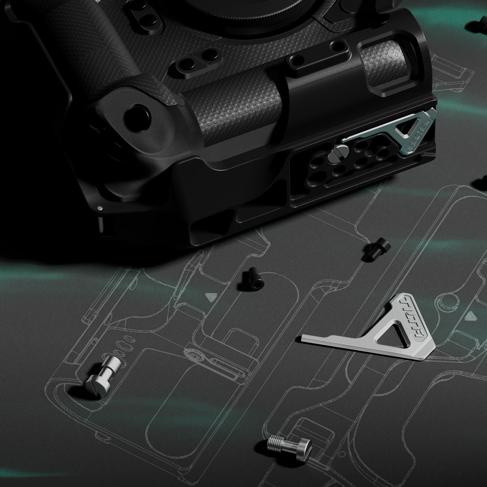 Camera Cage for Canon R3 Basic Kit - Black | Tilta