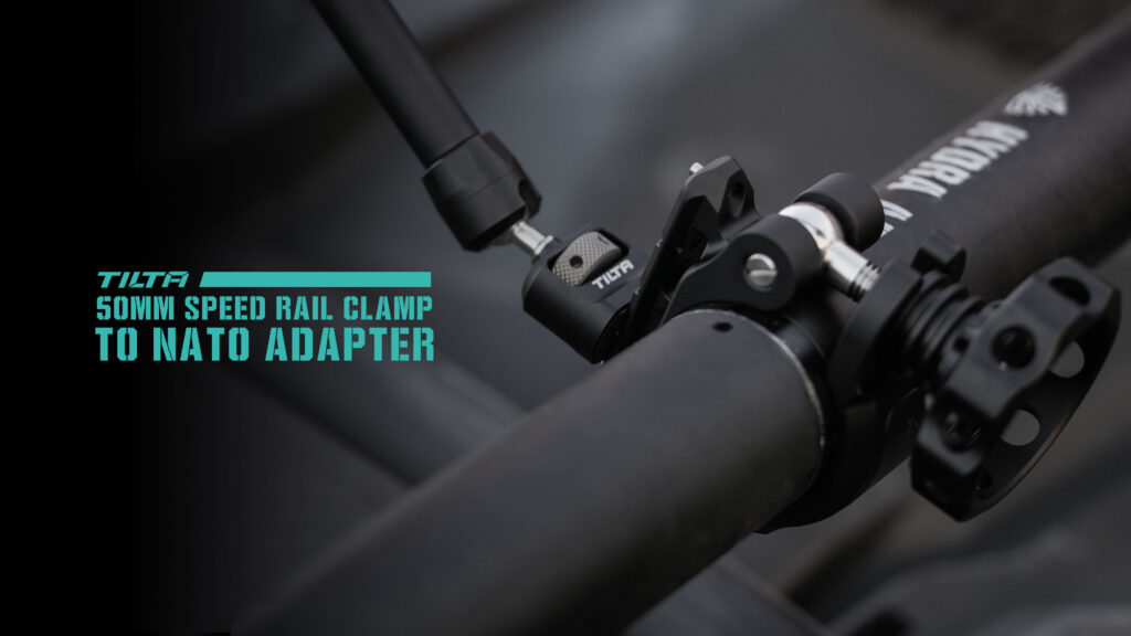 50mm Speed Rail Clamp to NATO Adapter - Black | Tilta