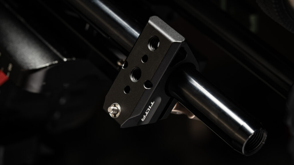 Tilta 15mm Rod Holder to NATO Rail Attachment - Black | Tilta