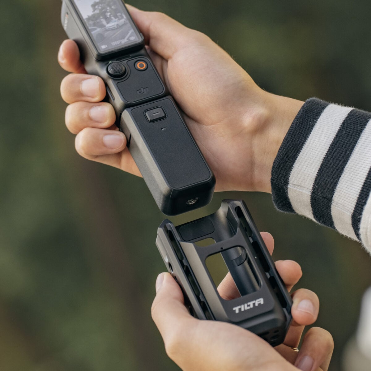 Accessory Mounting Expander for DJI Osmo Pocket 3 - Black | Tilta