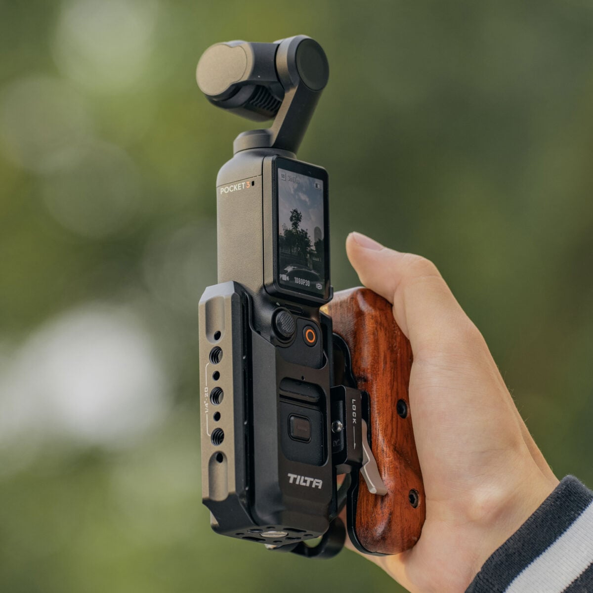 Accessory Mounting Expander for DJI Osmo Pocket 3 - Black | Tilta