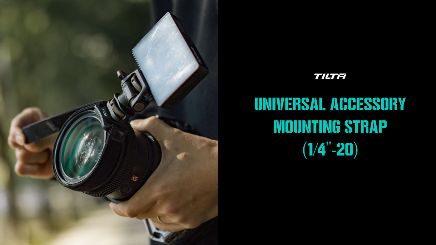 Universal Accessory Mounting Strap (1/4″-20) - Black | Tilta