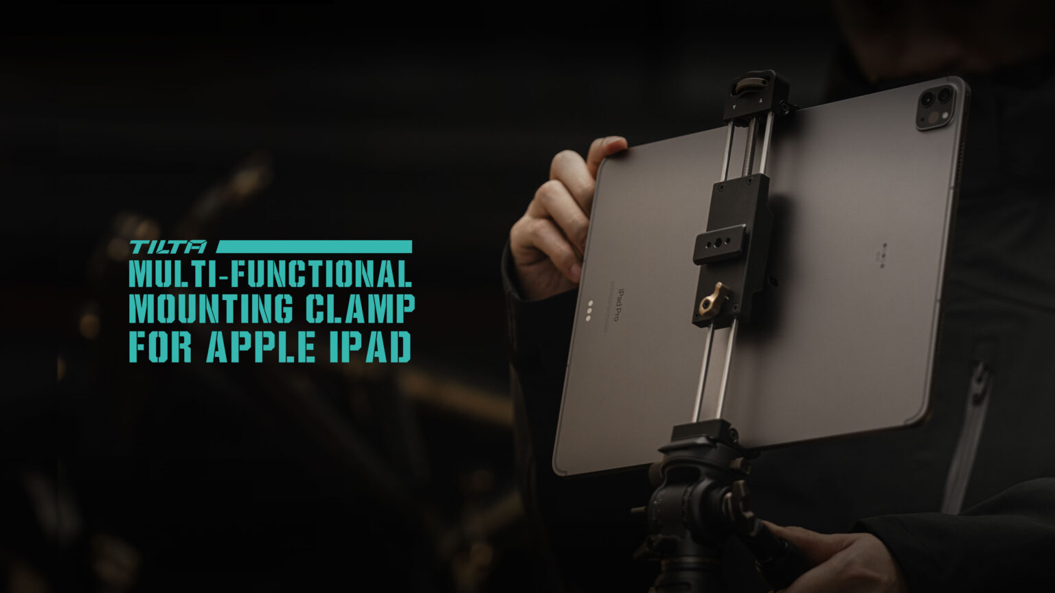 Multi-Functional Mounting Clamp for Apple iPad - Black | Tilta