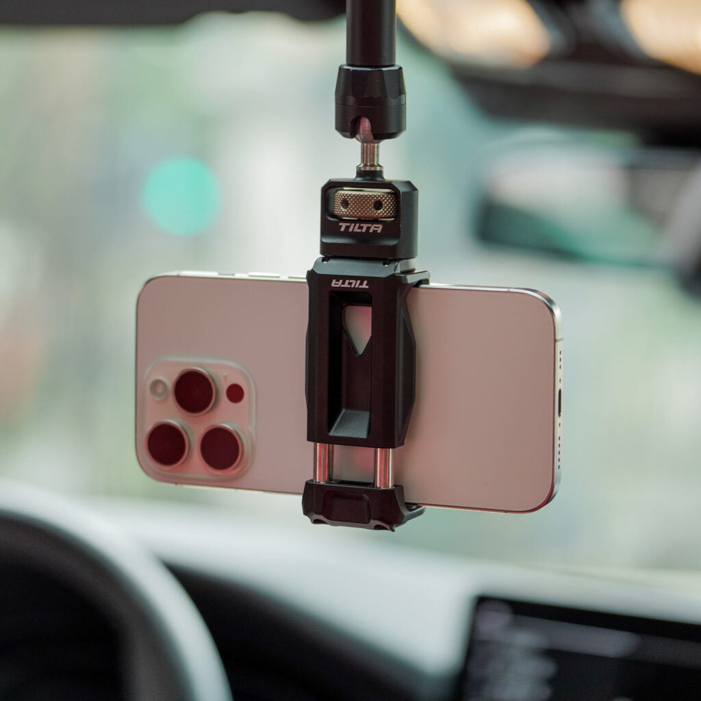 Tilta Adjustable Phone Mounting Bracket (1/4″-20) - Black | Tilta