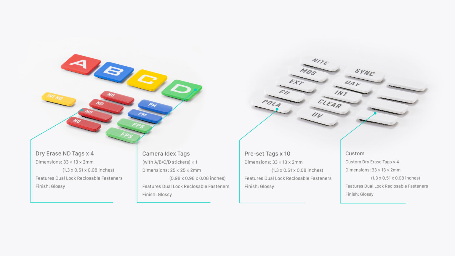 Tilta Filter and Camera Tags Kit | Tilta