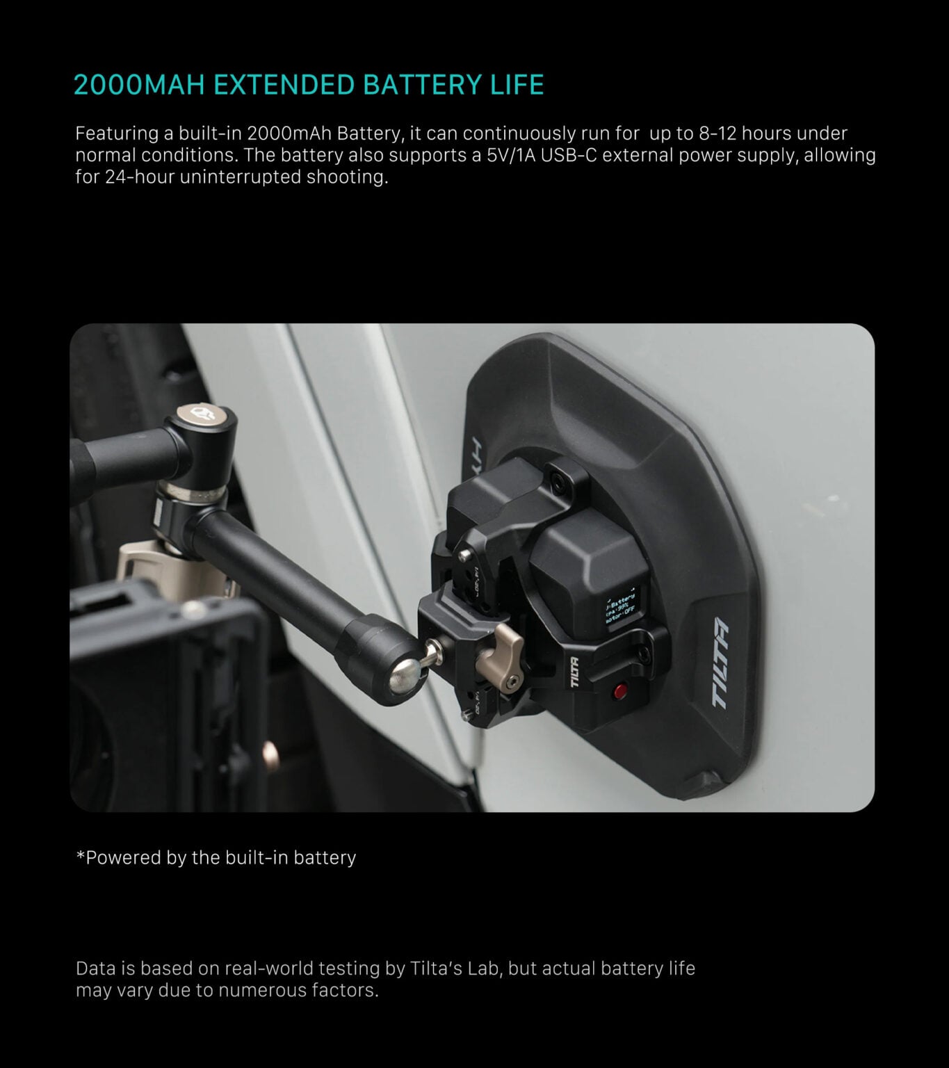 Hydra Electronic Suction Cup (4.5″) | Tilta