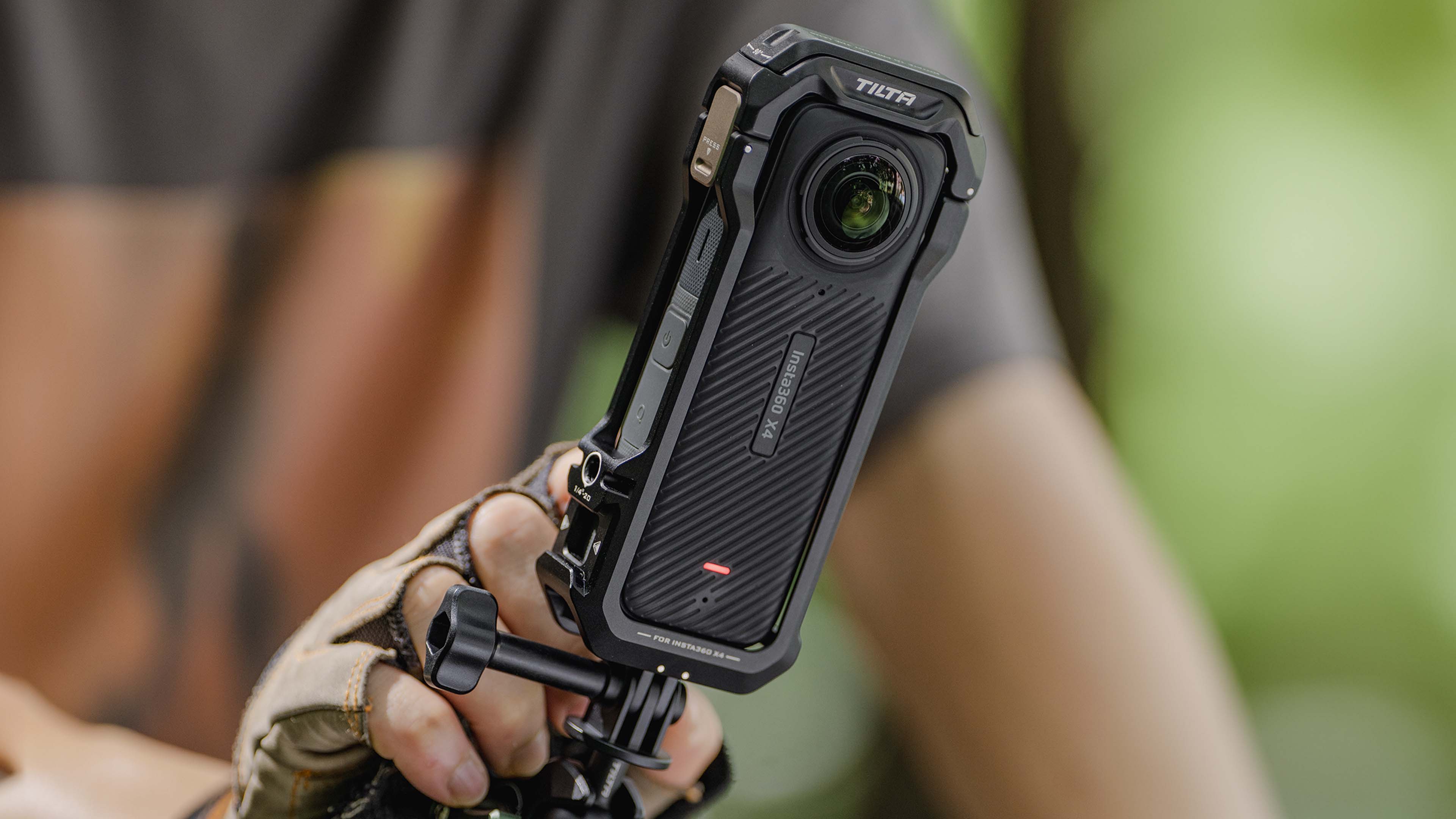 Full Camera Cage for Insta360 X4 - Black | Tilta