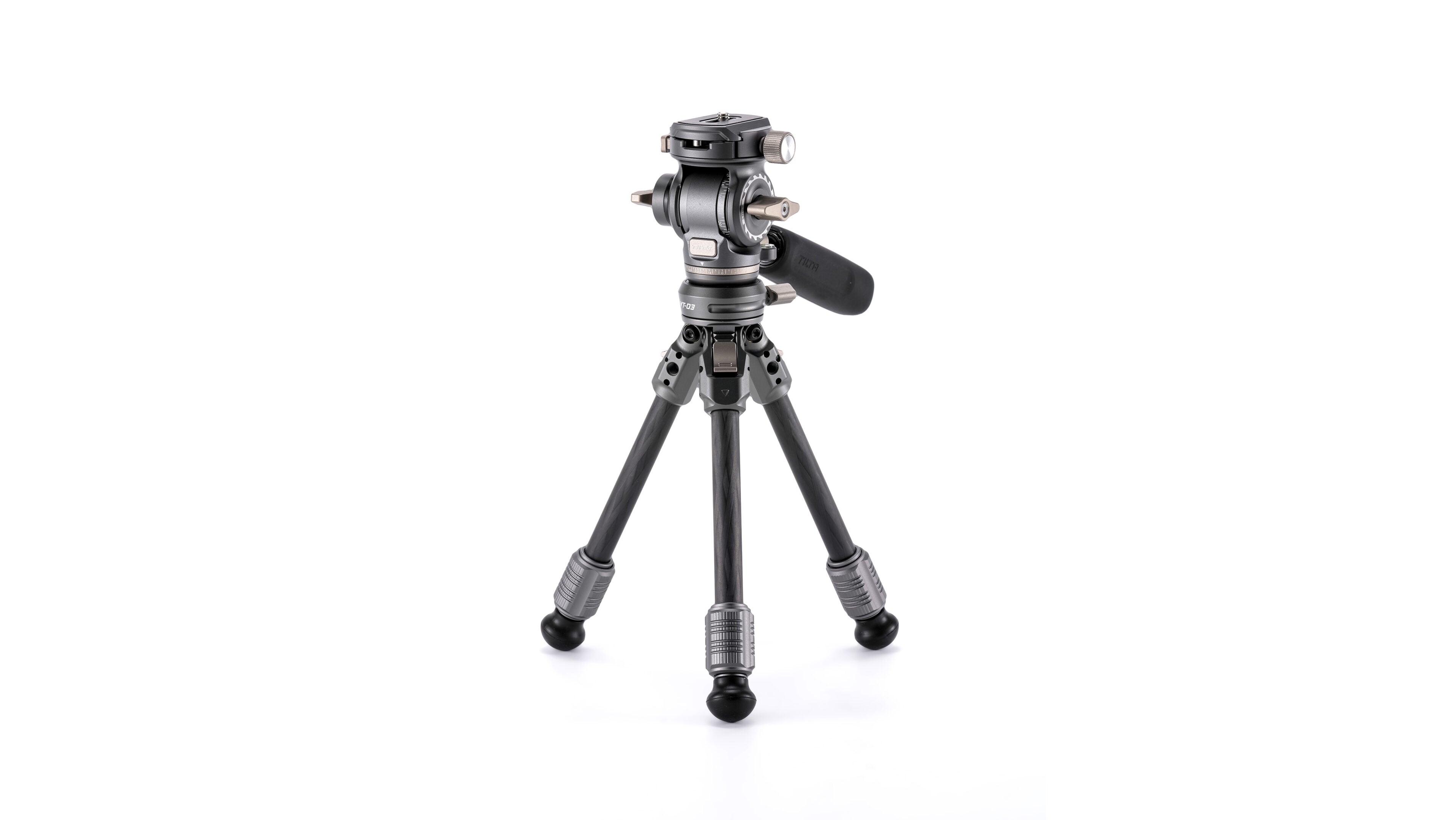 Tilta VT03 Tabletop Video Fluid Head with 1-Stage Carbon Fiber Tripod ...