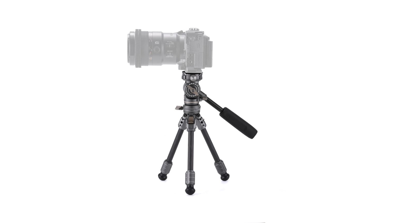 Tilta VT03 Tabletop Video Fluid Head with 1-Stage Carbon Fiber Tripod ...