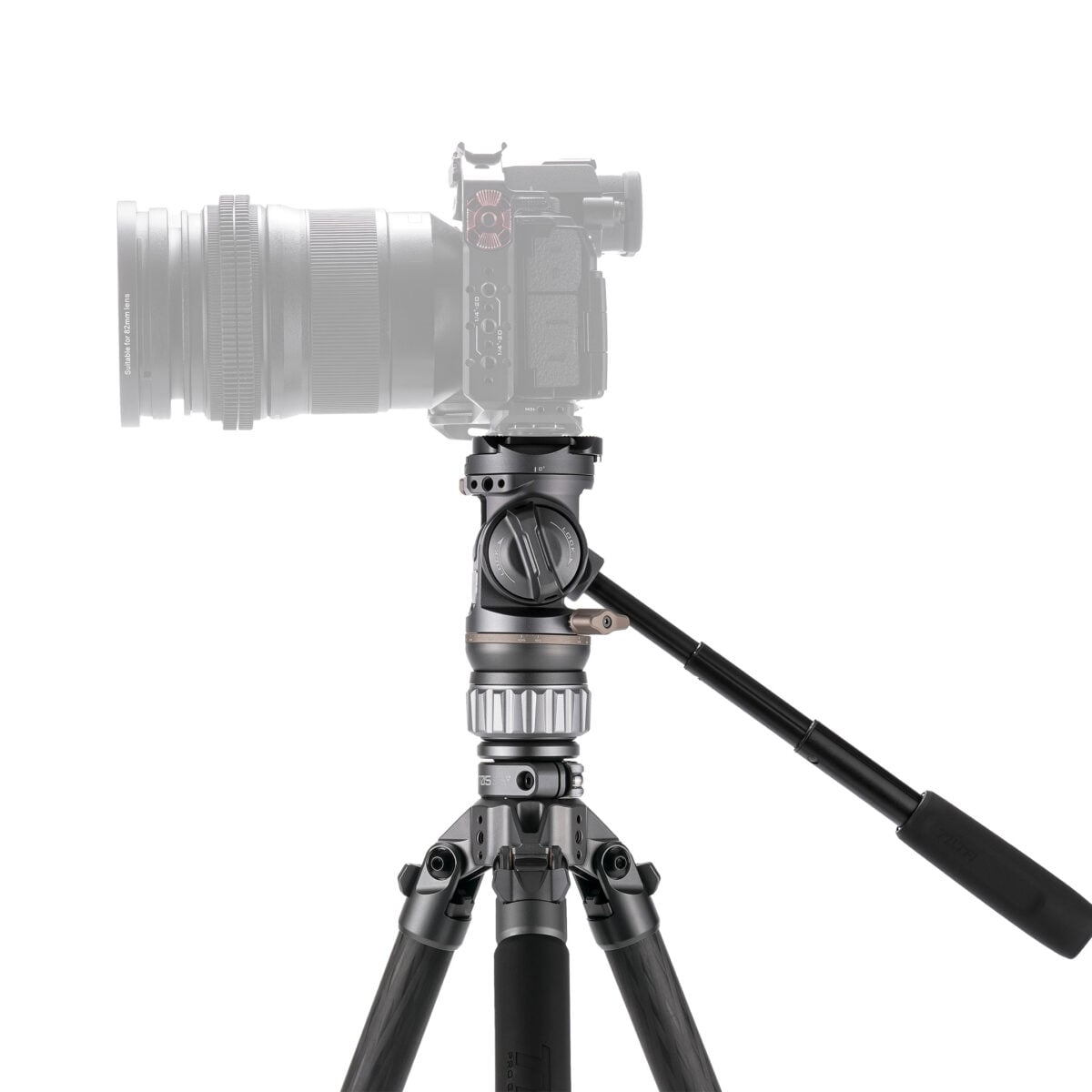 Tilta VT05 Travel Video Fluid Head with 3-Stage Carbon Fiber Tripod Legs (5KG) | Tilta