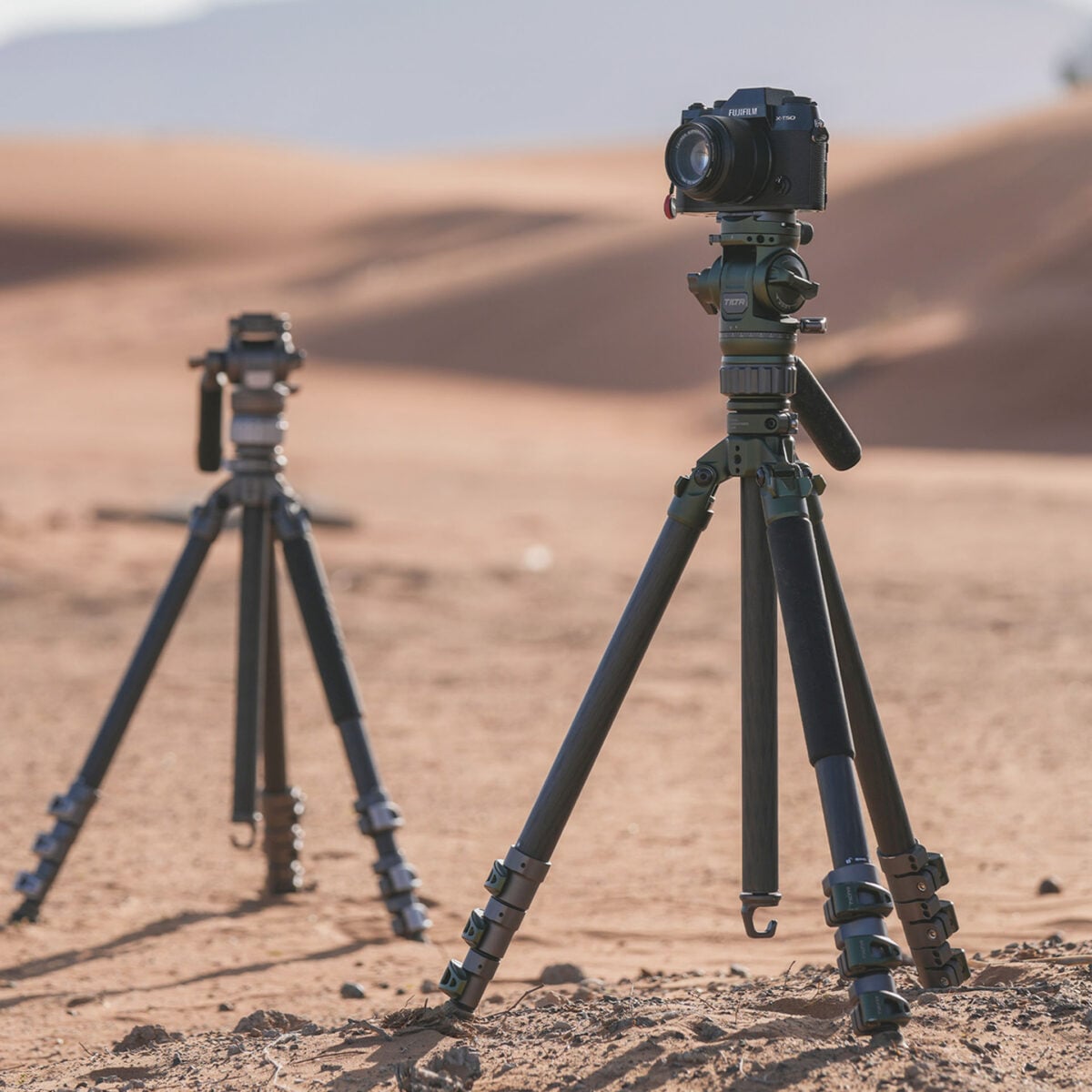 Tilta VT05 Travel Video Fluid Head with 3-Stage Carbon Fiber Tripod Legs (5KG) | Tilta