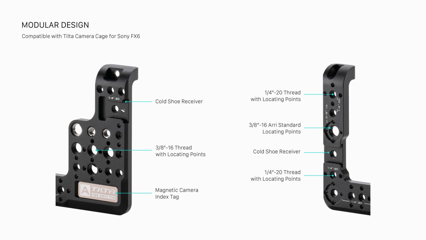 Side Mounting Plate for Sony FX6 | Tilta