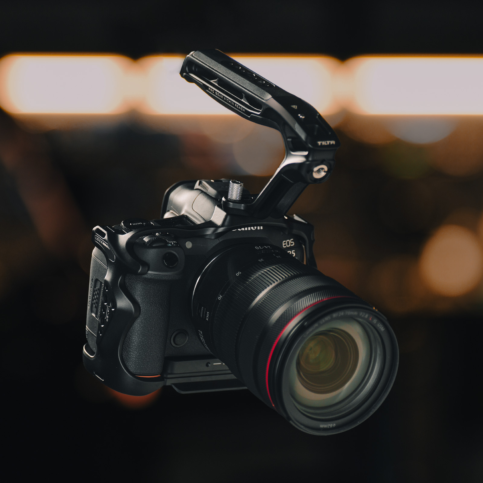 Full Camera Cage for Canon R5 Mark II - Black | Tilta