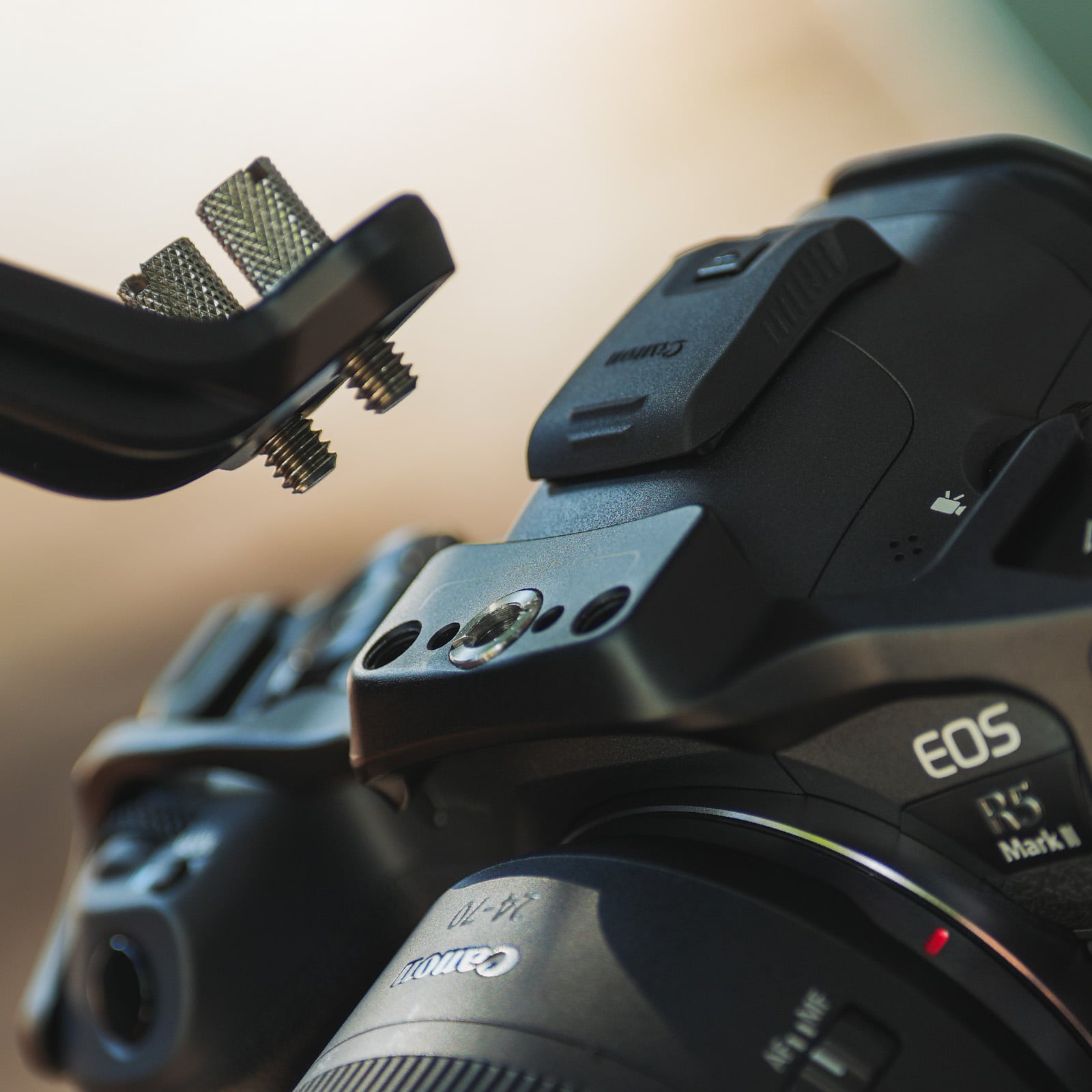 Full Camera Cage for Canon R5 Mark II - Black | Tilta